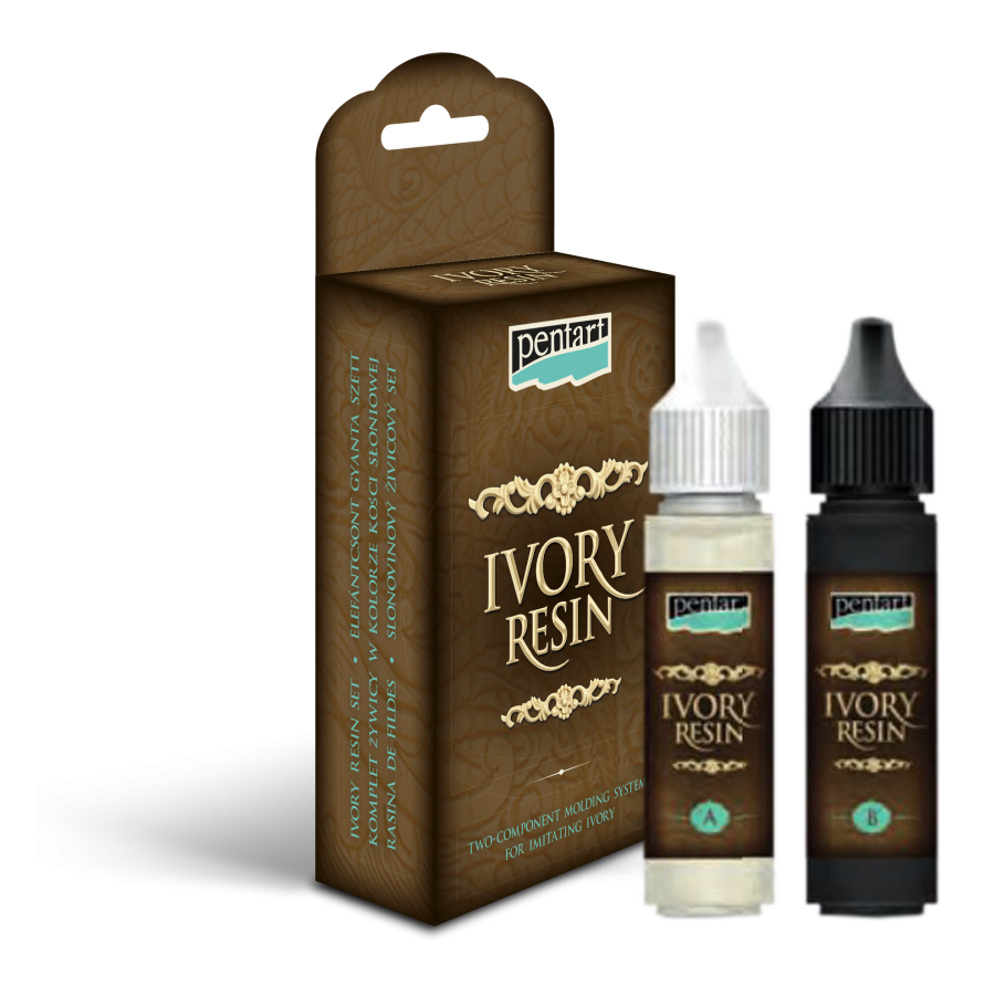 Slonovinová pryskyřice Ivory Resin / set 2 x 20 ml