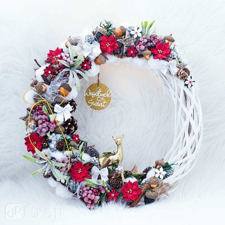 Dekorativni vetvicky cervenych bobuli 2 ks