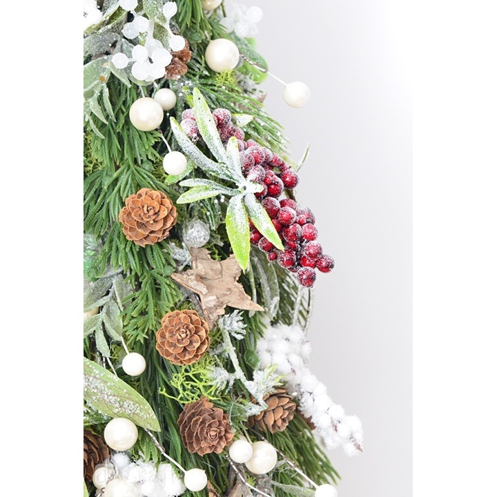 Dekorativni vetvicky cervenych bobuli 2 ks