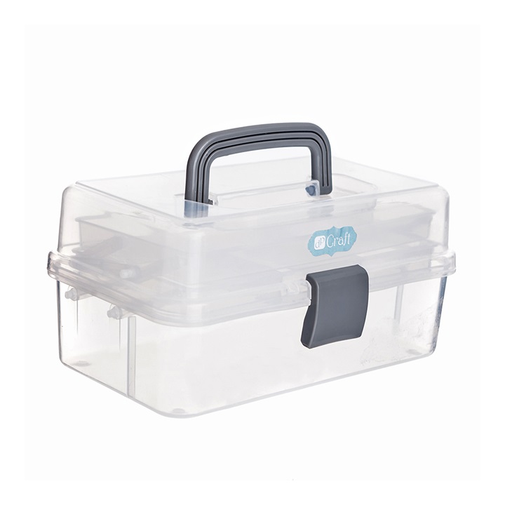 Plastovy organizer na kreativni komponenty 27 x 16 x 13 cm